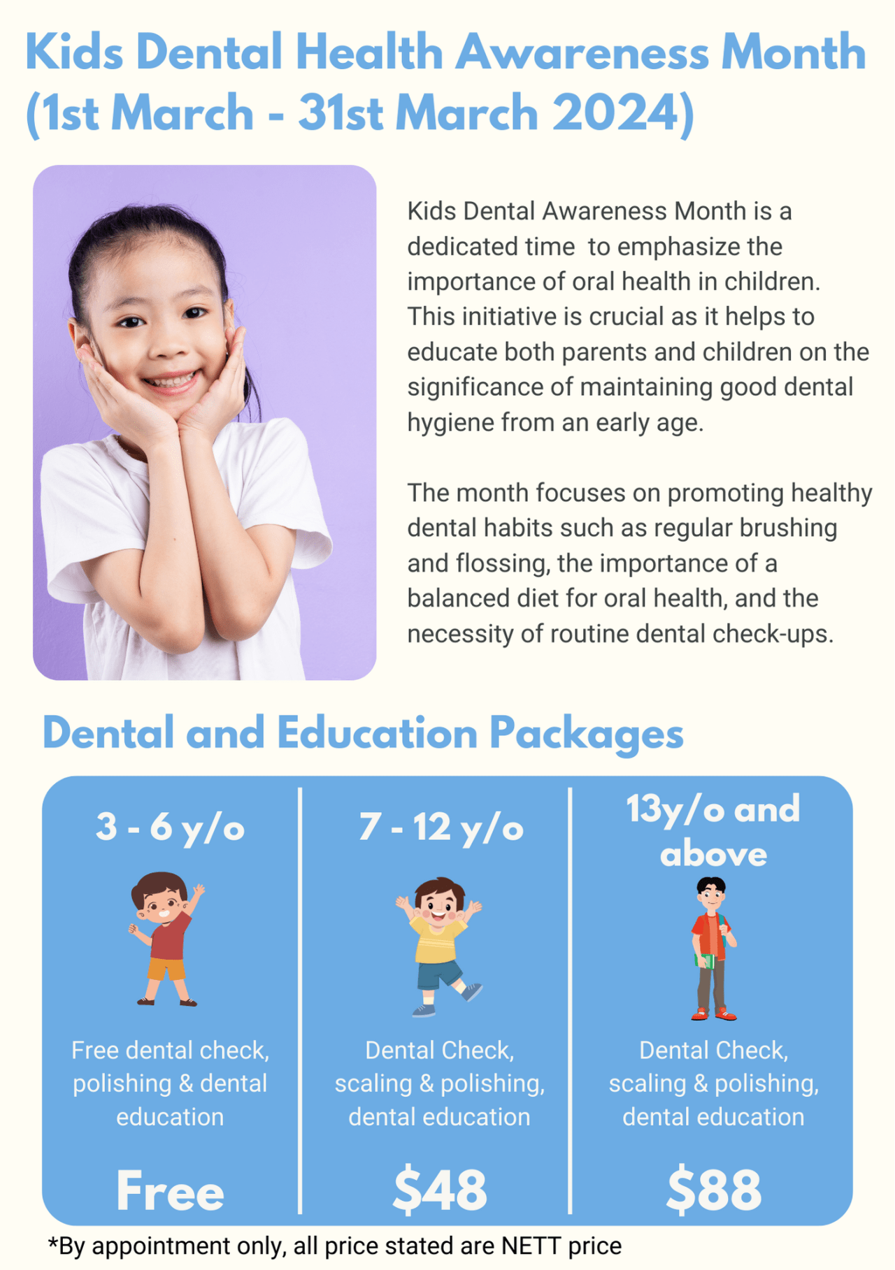Kids Dental Health Awareness Month - Bethesda Medical